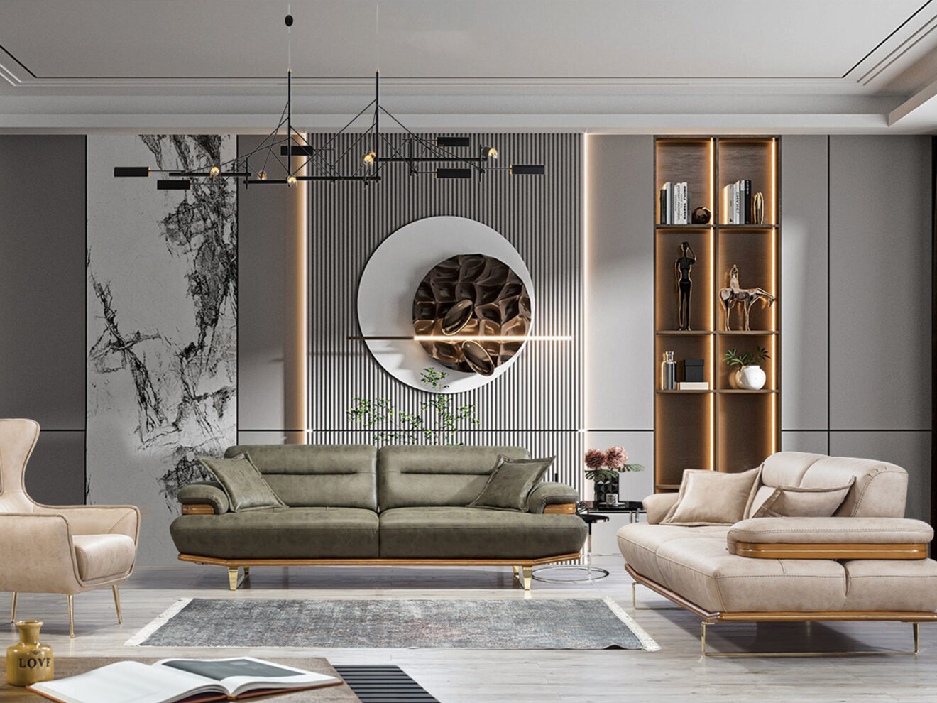 Lizbon-Sofa-Set – PandaHome